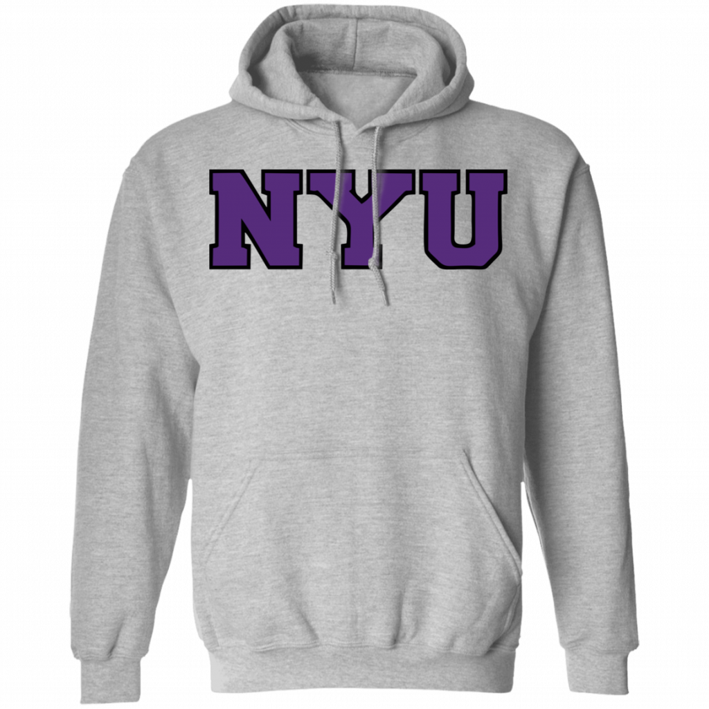 New York University NYU Sport Club Pullover Hoodie - Diana T-shirt
